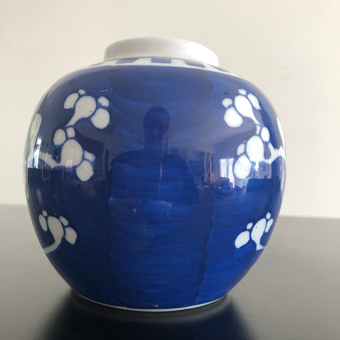 Vintagechinese Prunus Vasechinoiserie Decorasian - Etsy