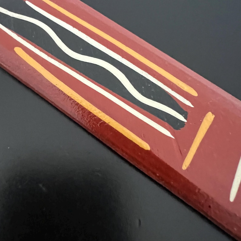 Hand Carved Wooden Boomerang: Aboriginal Art, Australian Made - Etsy