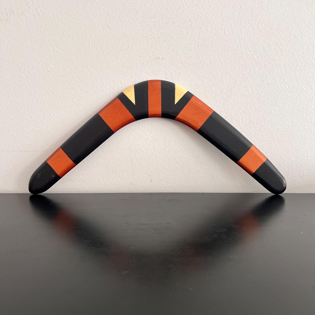 Vintage,boomerang,art Object,indigenous Art,aboriginal Art,home Decor ...