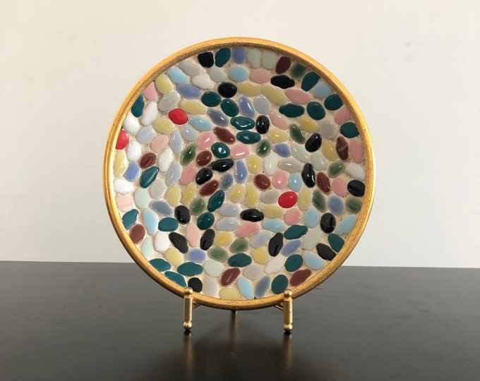 Vintagemosaic Tile Plateceramic Tile Plateretro Plateretro - Etsy