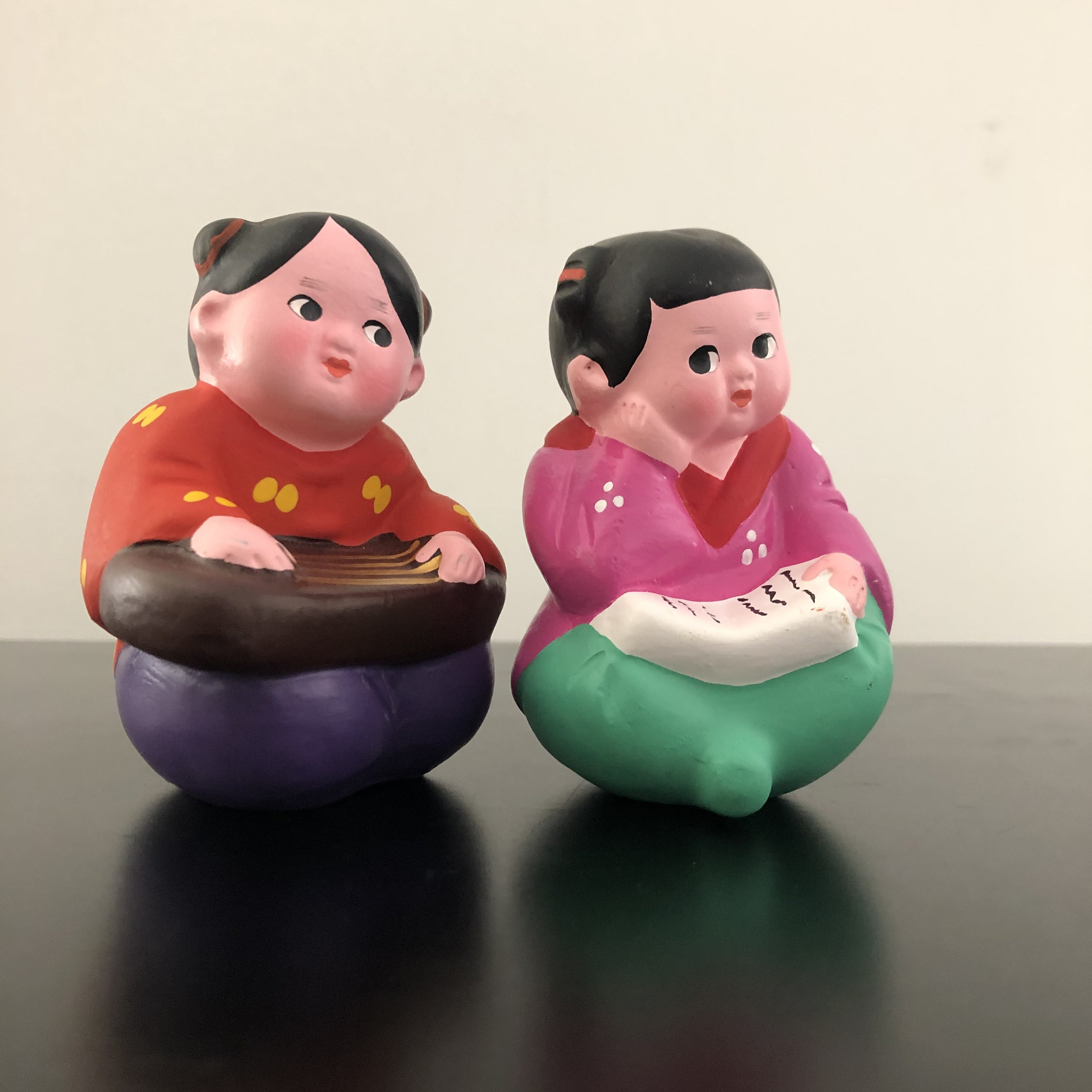 VintageClay DollsChinese Clay FigurineMinijiannirenAsian | Etsy