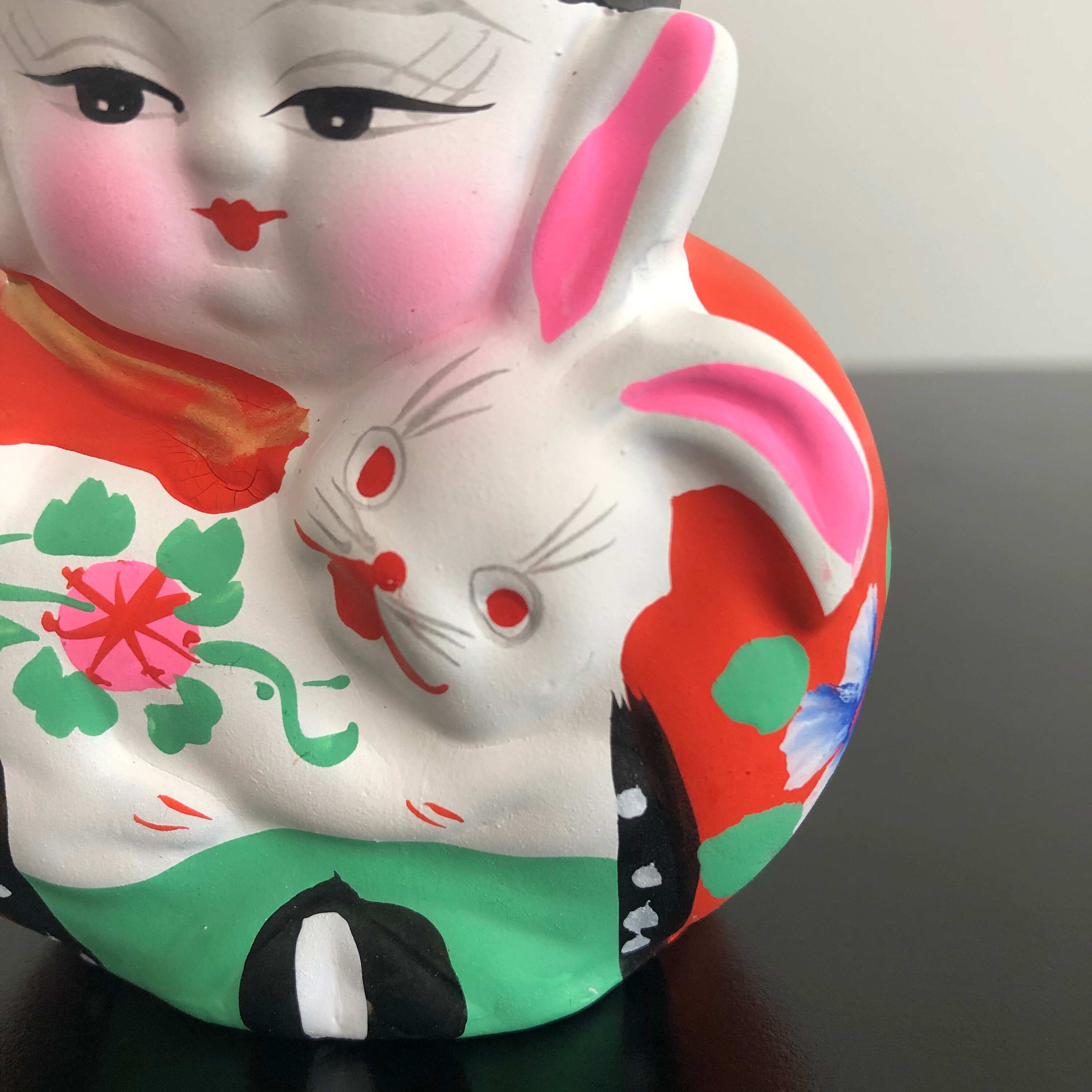 VintageChinese Clay FigurineAsain InteriorsChinese | Etsy