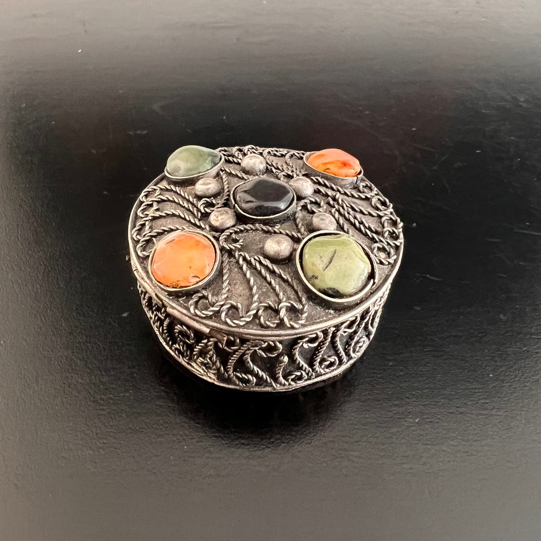 Vintage,indian Box,small Indian Box,ring Box,small Trinket Box,ornate ...