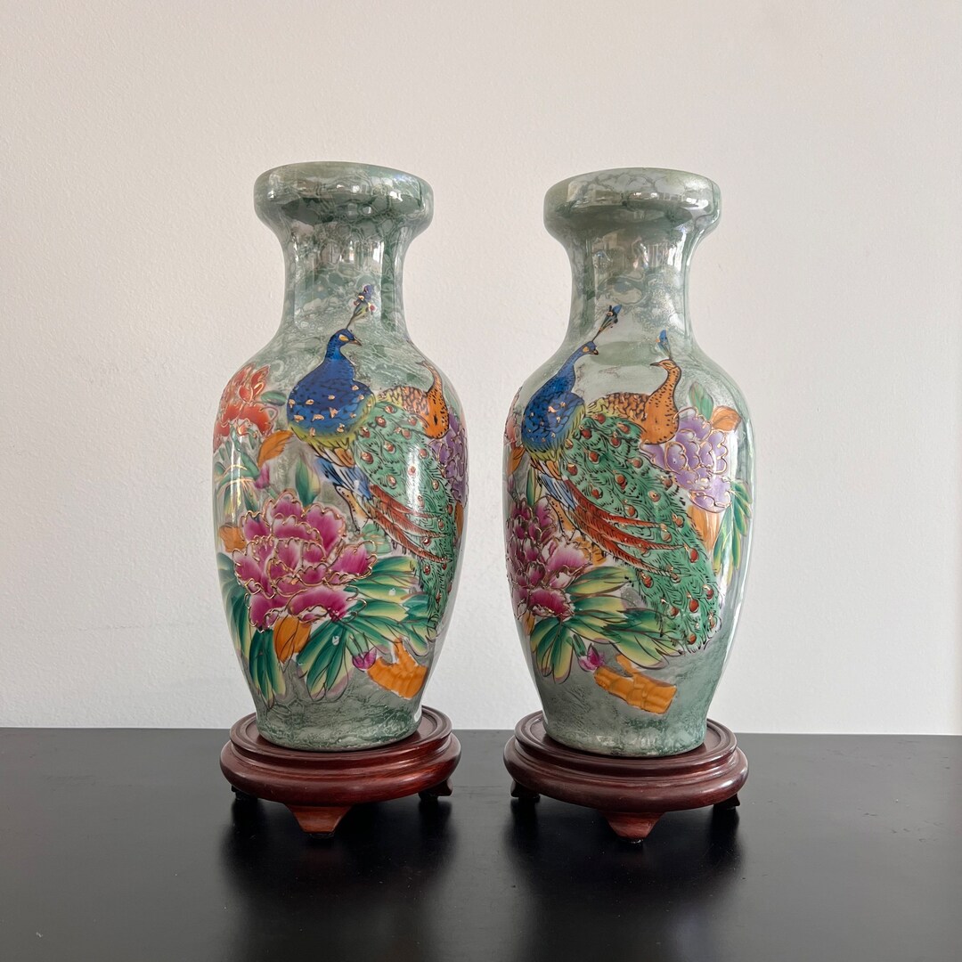Vintage,chinese Porcelain Vase,oriental Vase,asian Interiors ...