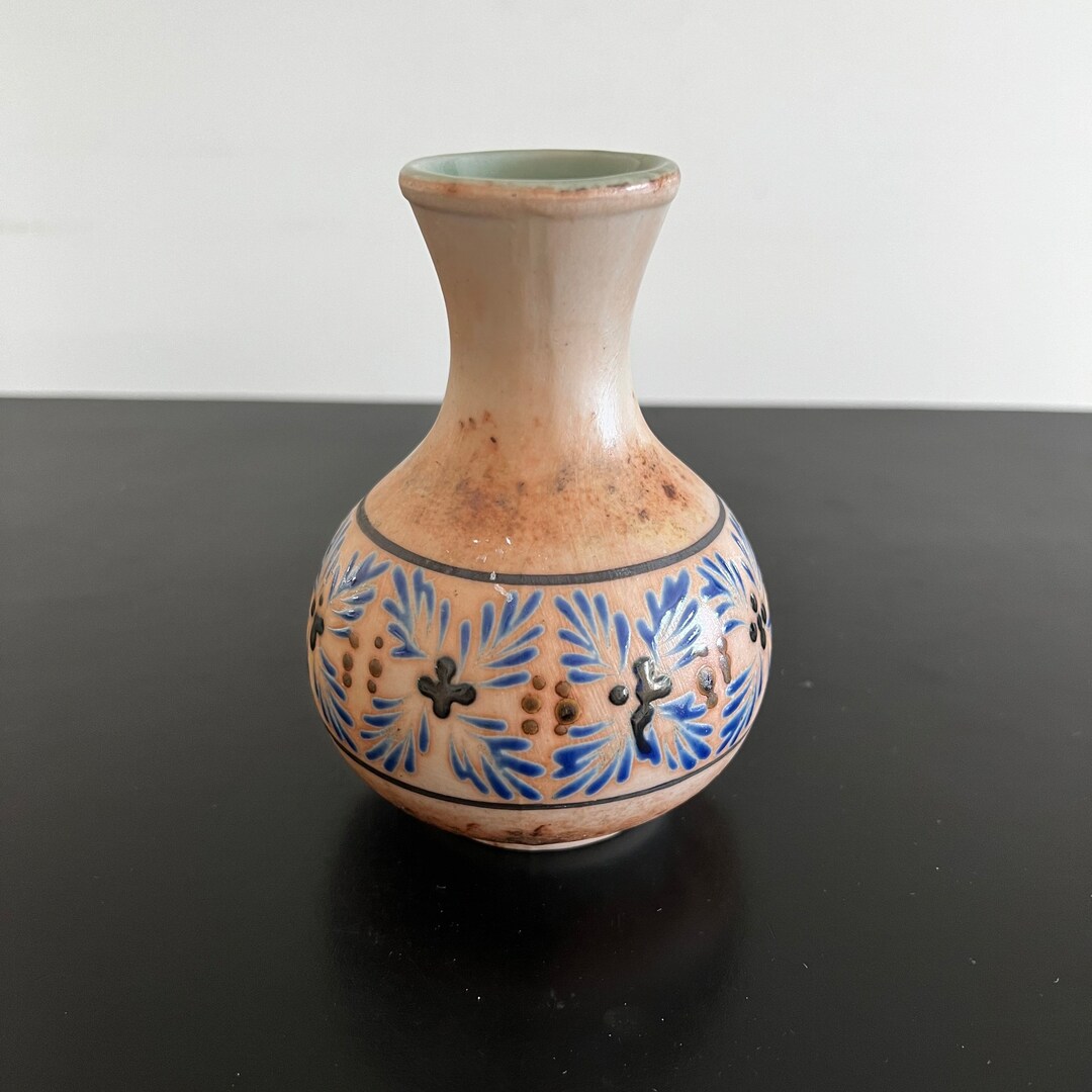 Vintage,ceramic Vase,hand Glazed Vase,home Decor,gift,small Vase,hand ...