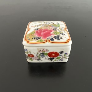 Vintage,shabata Porcelain Box,japanese Porcelain Box,ceramic Boxdresser ...