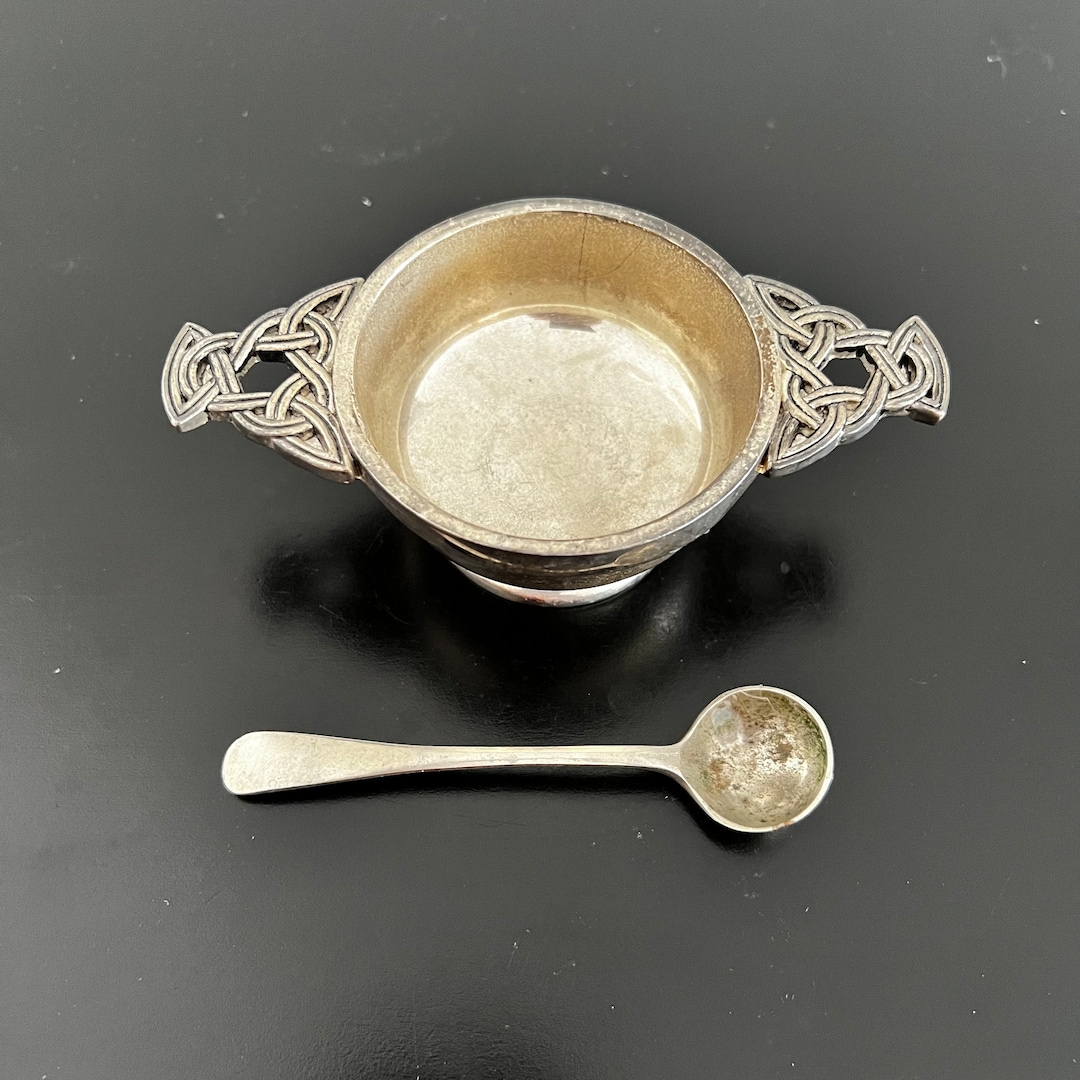 Vintage,celtic Bowl,,quaich,whiskey Tasting Bowl,scottish Cup ...
