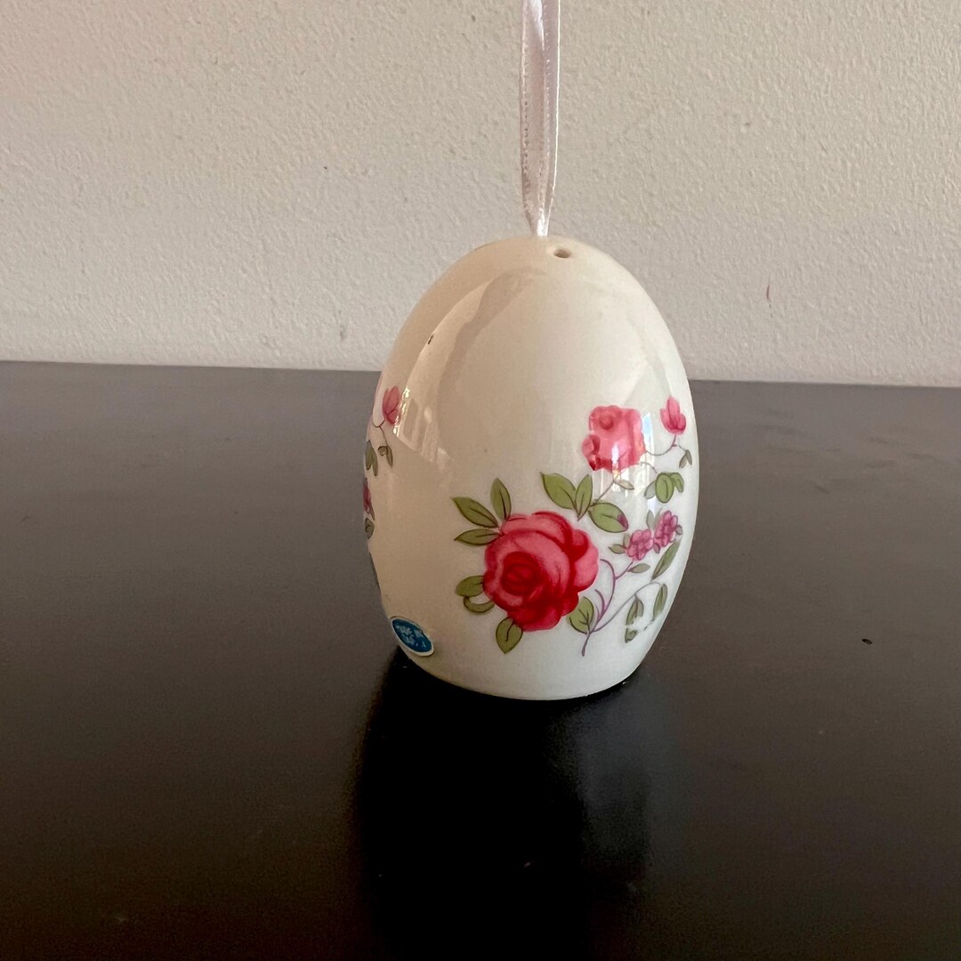 Vintage,pomander,potpourri Holder,egg Shaped Pomander,ceramic Pomander ...