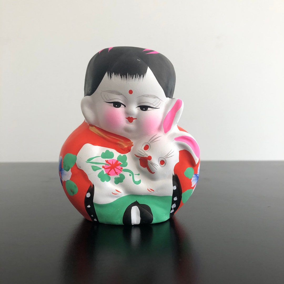 Vintage,chinese Clay Figurine,asain Interiors,chinese Figurine,home ...