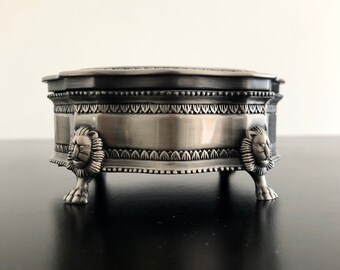 Pewter Jewelry Box | Etsy