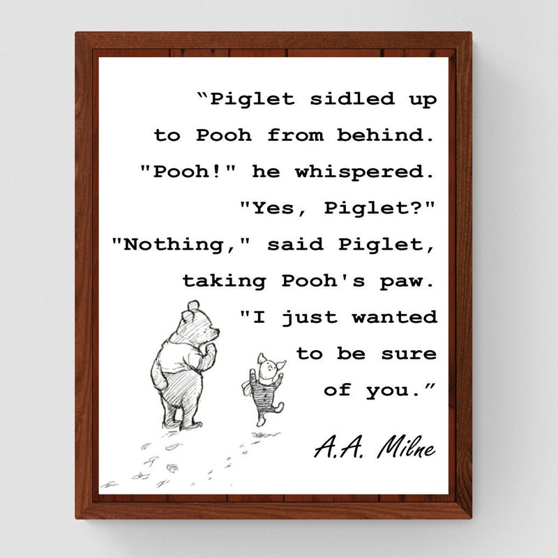Piglet Quote - Etsy