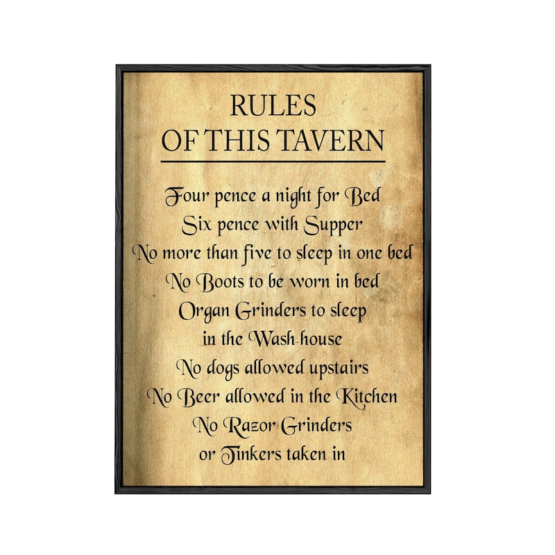 Tavern Sign - Etsy