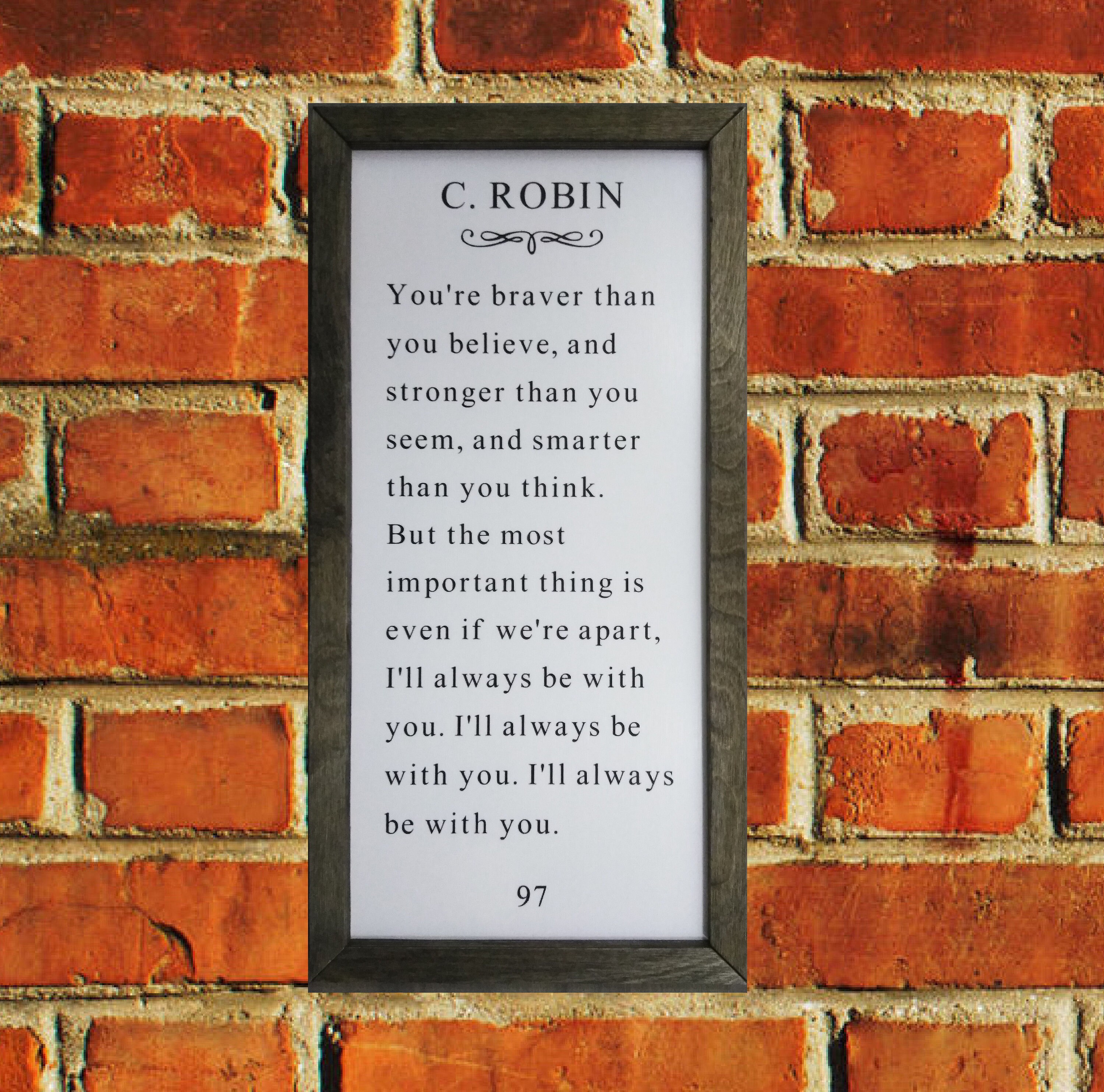 Canvas Book Page Art 12x24 Sign with Quote Custom Quote | Etsy