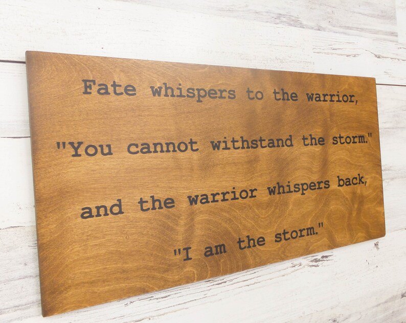 Custom 12x24 Wooden Sign, Custom Inspirational Plaque - Etsy