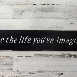 Distressed Black Sign, Custom Wood Sign, Personalized Wood Sign, Rustic ...