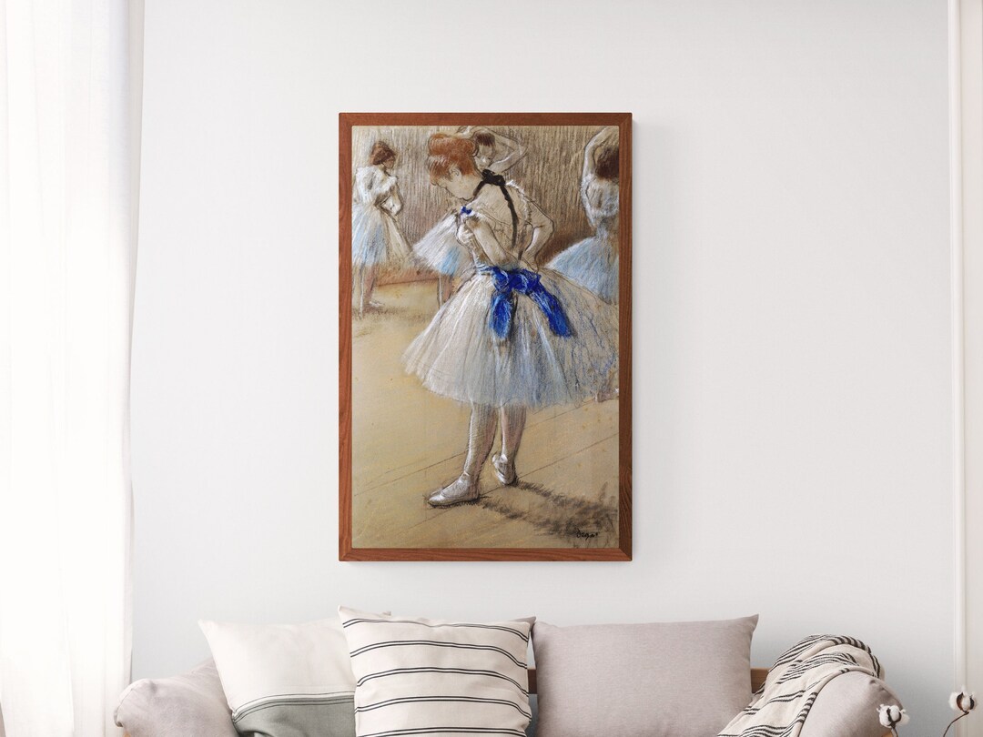 A Study of a Dancer | Edgar Degas Canvas Print | Framed Edgar Degas Art ...