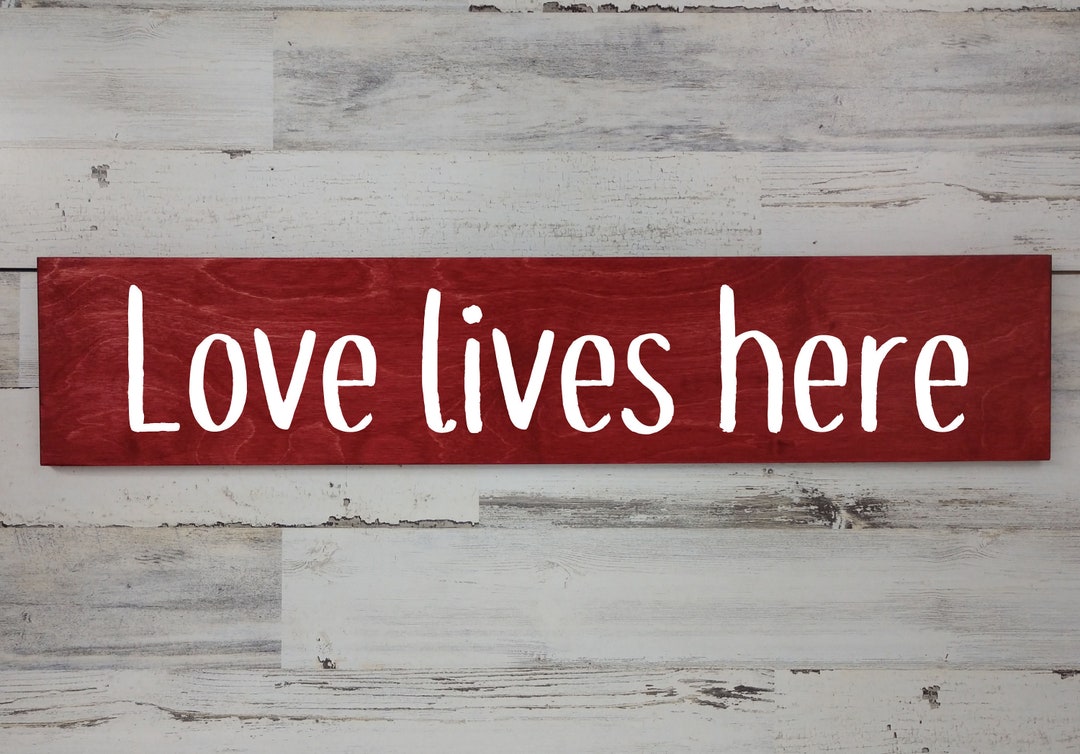 Barn Red Sign, Custom Wood Sign, Personalized Wood Sign, 6x30 - Etsy