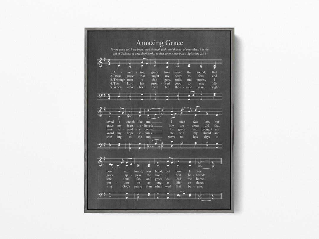 Personalized Chalkboard Style Hymnal Print - Custom Hymn Sheet Music ...