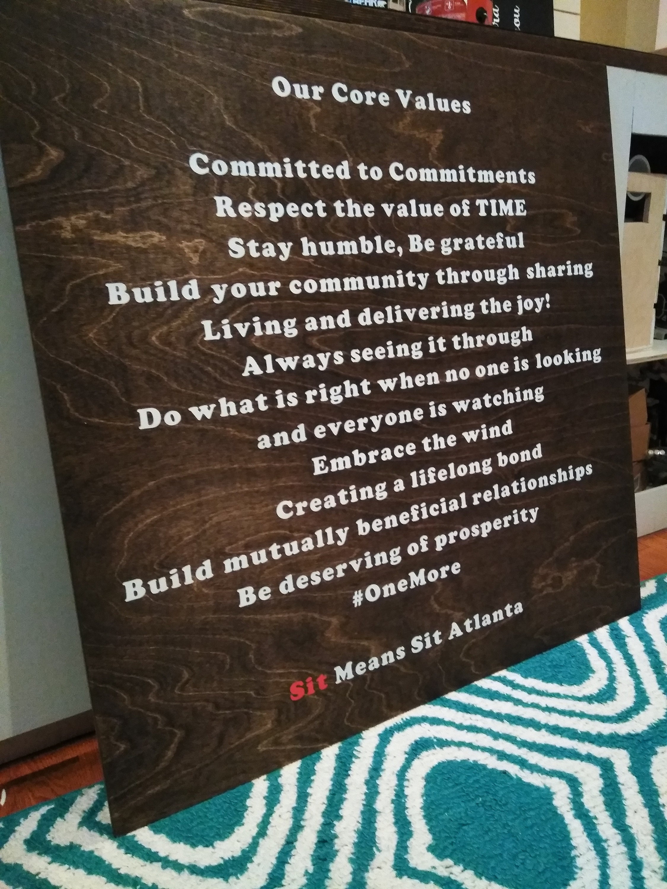 Large Personalized Quote Sign Wall Art Custom Wood Sign | Etsy