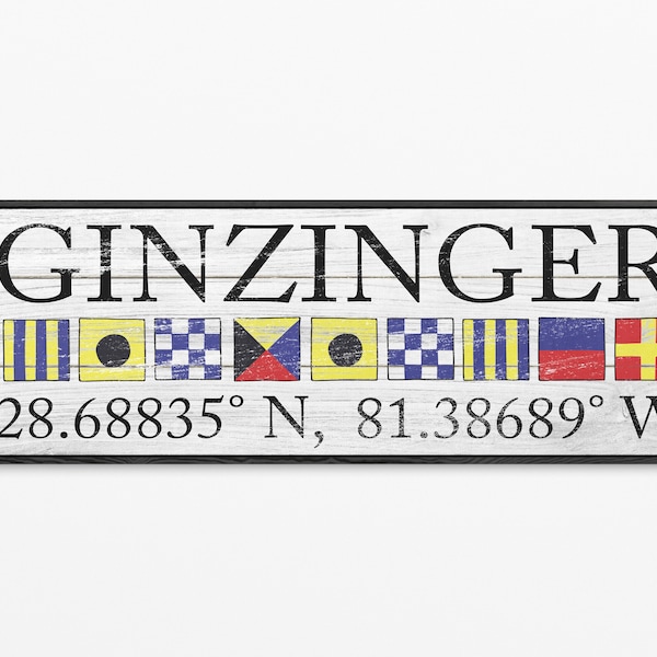 Nautical Flag Sign - Etsy