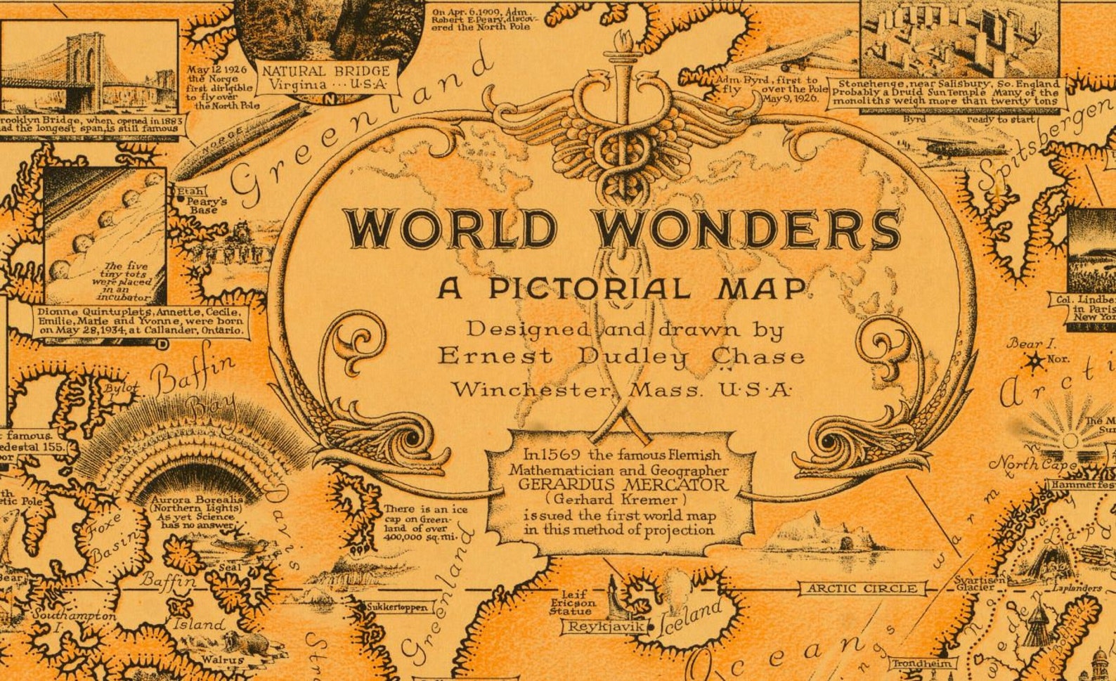 Old Pictorial Map of the World Restored Vintage World Map - Etsy