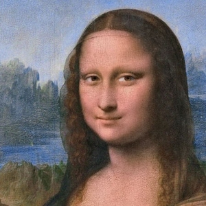 Mona Lisa Vintage Portrait Print: Leonardo Da Vinci Famous Painting ...