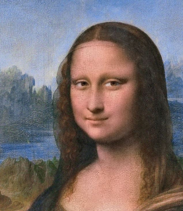 Mona Lisa Vintage Portrait Print: Leonardo Da Vinci Famous Painting ...