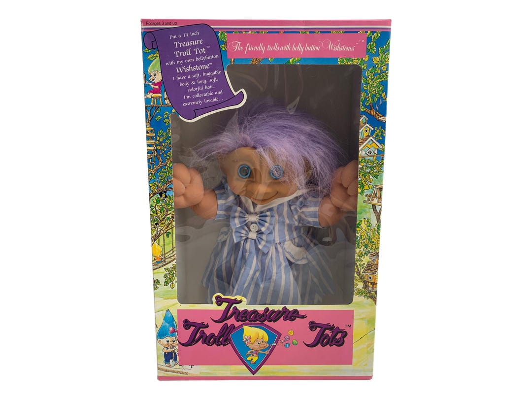 Treasure Troll Tots Doll - 14 Inch Soft Huggable Body With Wishstone ...