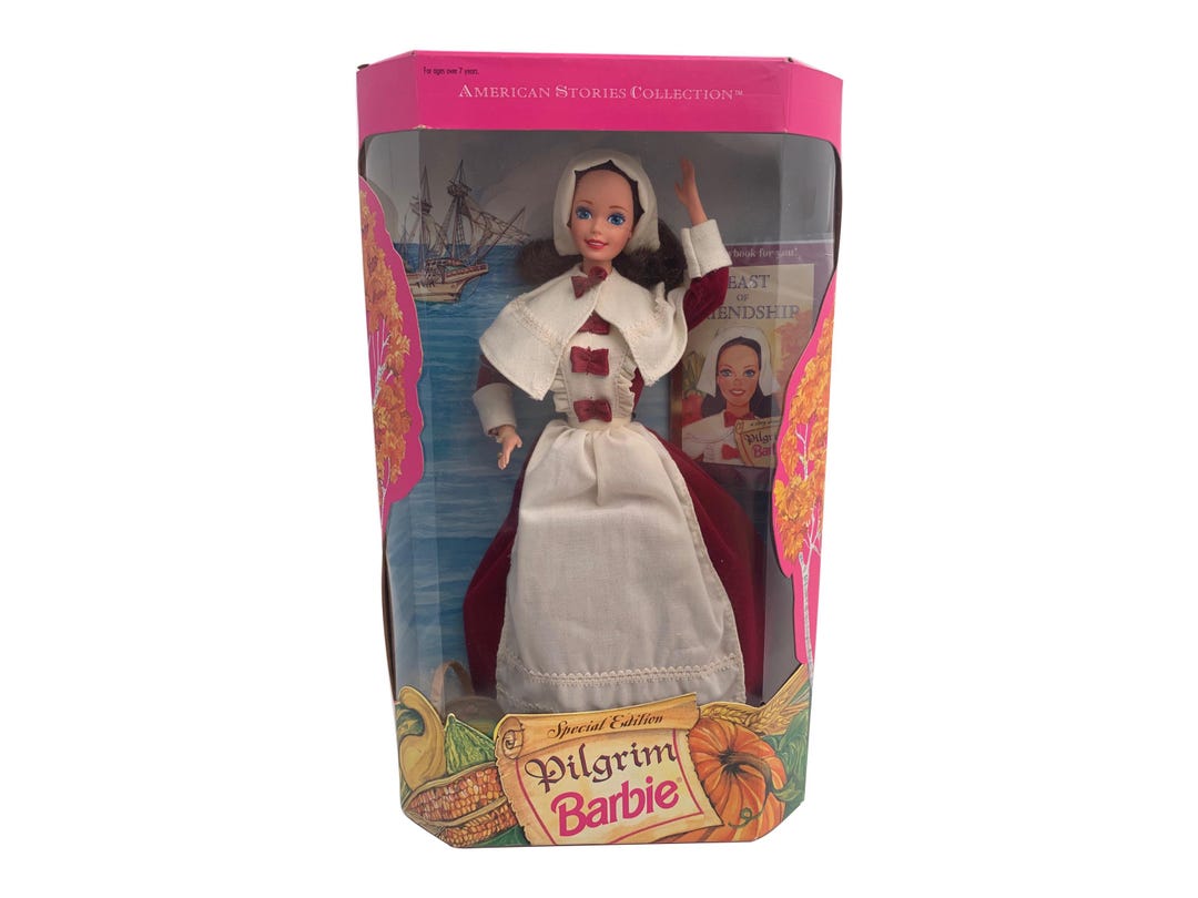 1994 Mattel Pilgrim Barbie Doll American Stories Collection Special ...