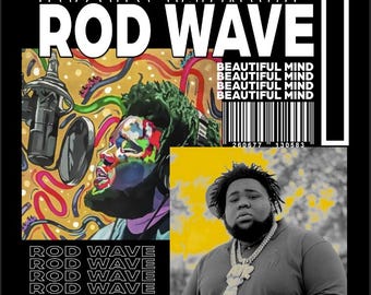 Rod Wave Shirt, Rod Wave Tee, Bootleg Rod Wave Graphic Tee, Concert ...