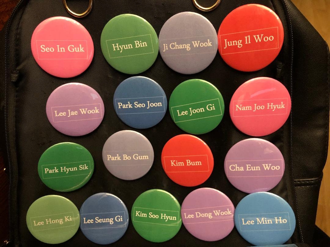 Kdrama Actors Pins single or in Set - Etsy