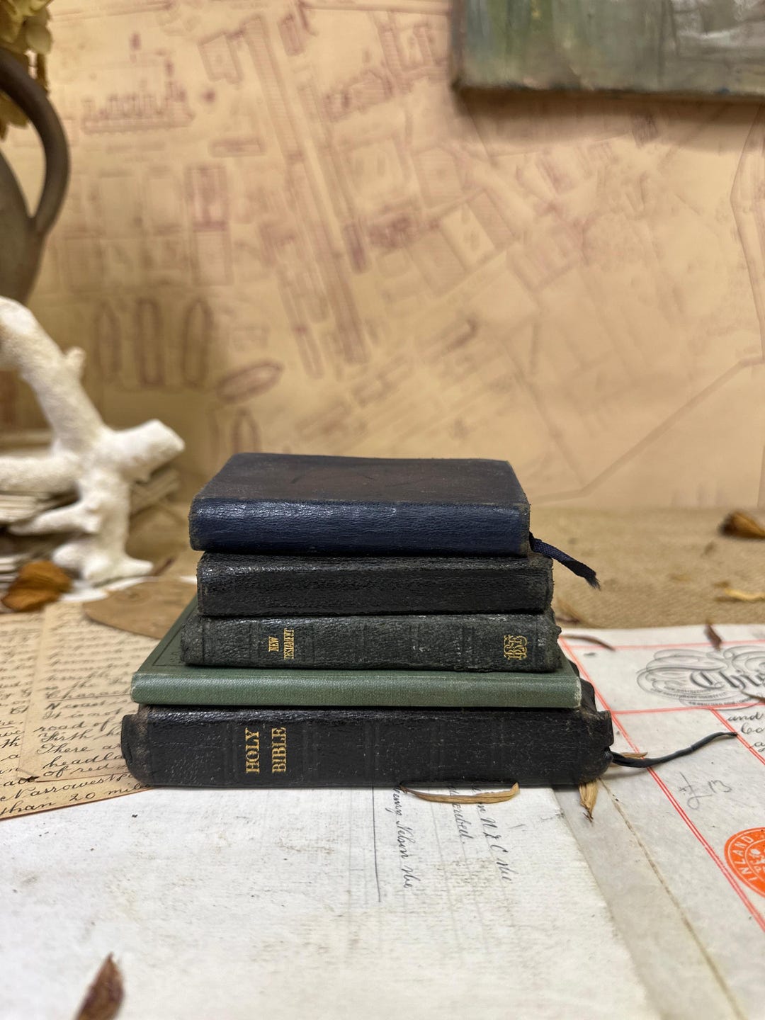 Smaller Book Stack Bible Collection - Etsy