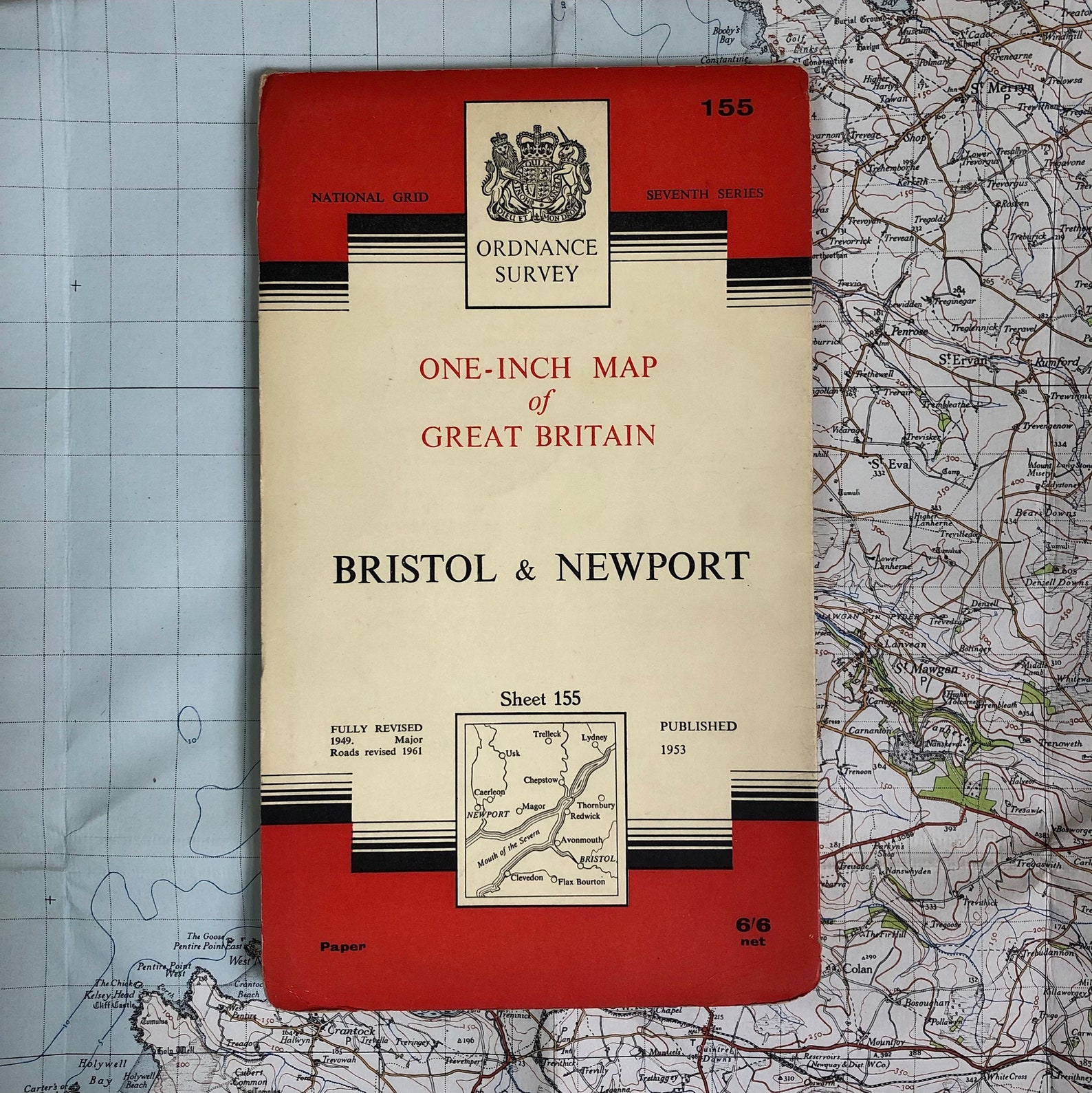 National Grid ordinance survey 1 inch Maps | Etsy