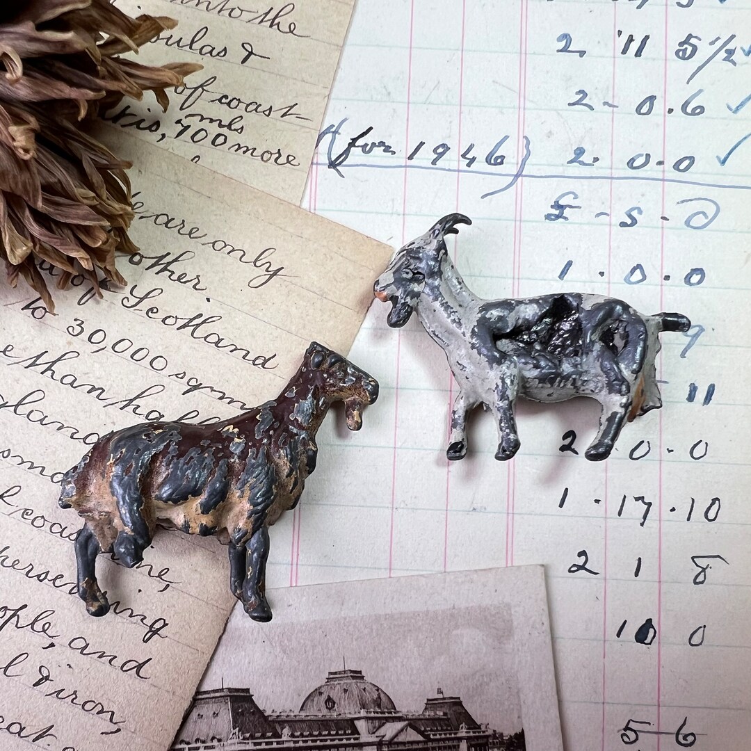 Collection of Lead Farm Animals Set Two Goats - Etsy