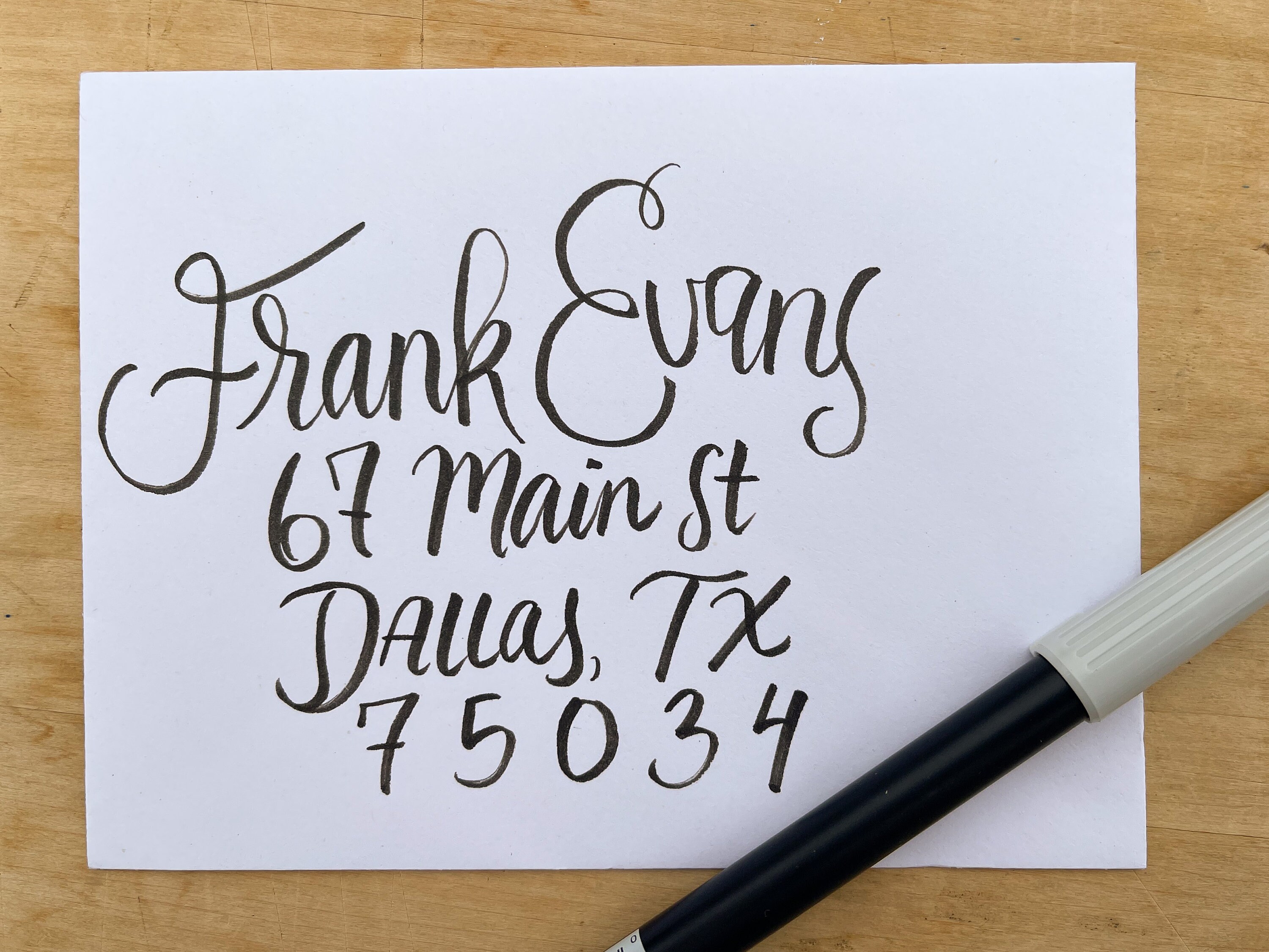 Whimsical Custom Hand Lettered Envelope Addressing Service for - Etsy