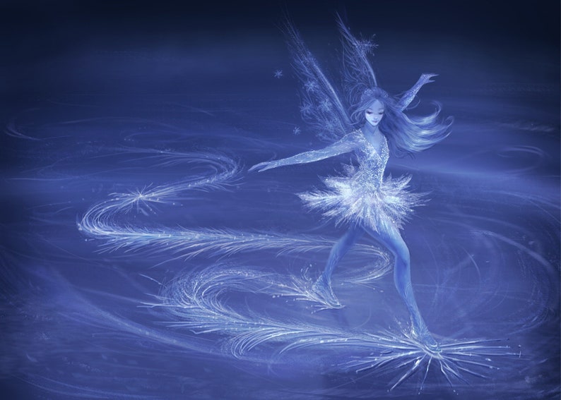 Frost Fairy Print - Etsy