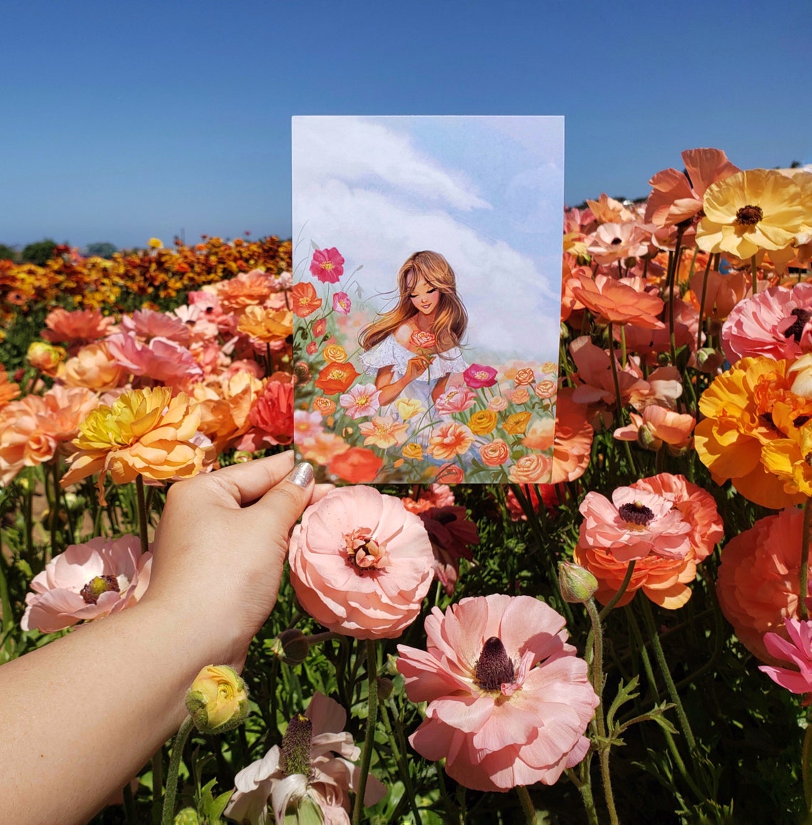 Poppy Field Print - Etsy