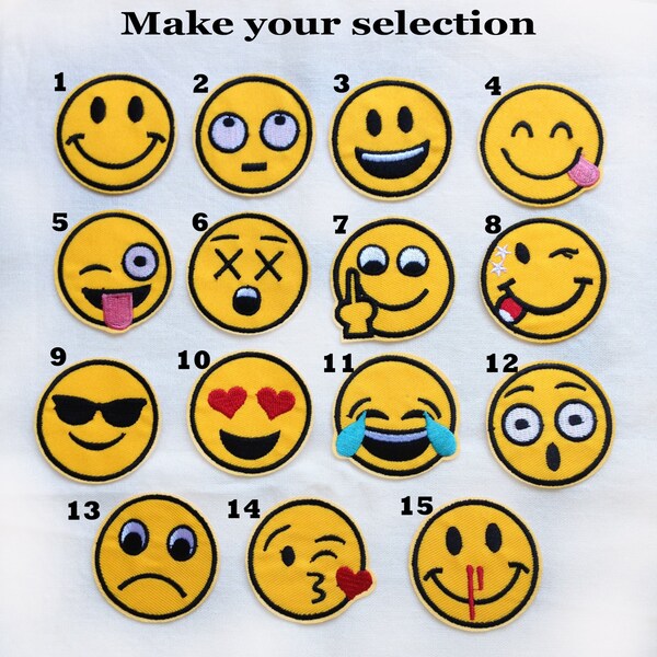 Emoji Patch - Etsy
