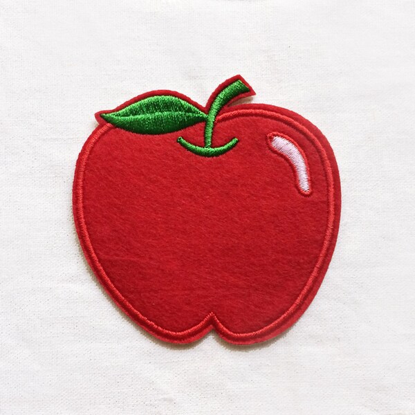 Apple Applique - Etsy