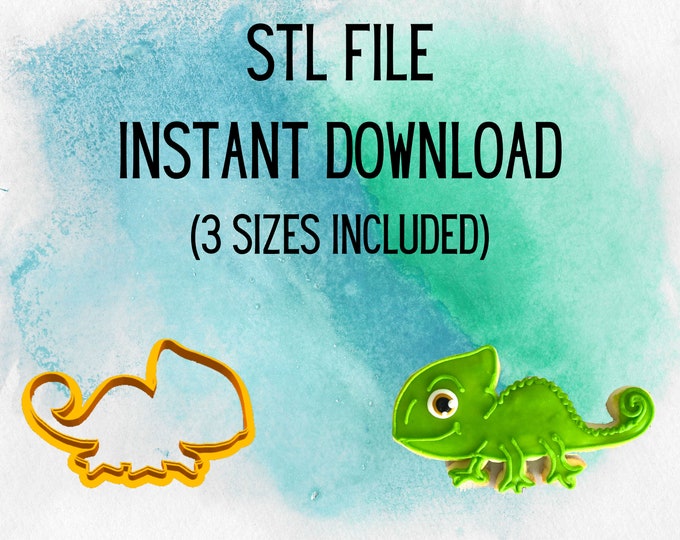 STL INSTANT DOWNLOAD for Pascal (from Repunzel) Cookie Cutter 3 Sizes ...