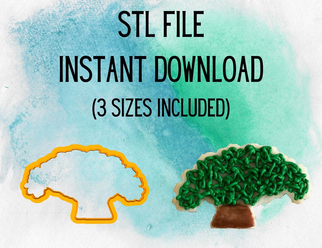 STL INSTANT DOWNLOAD for Tree of Life Cookie Cutter 3 Sizes /icons/tree ...