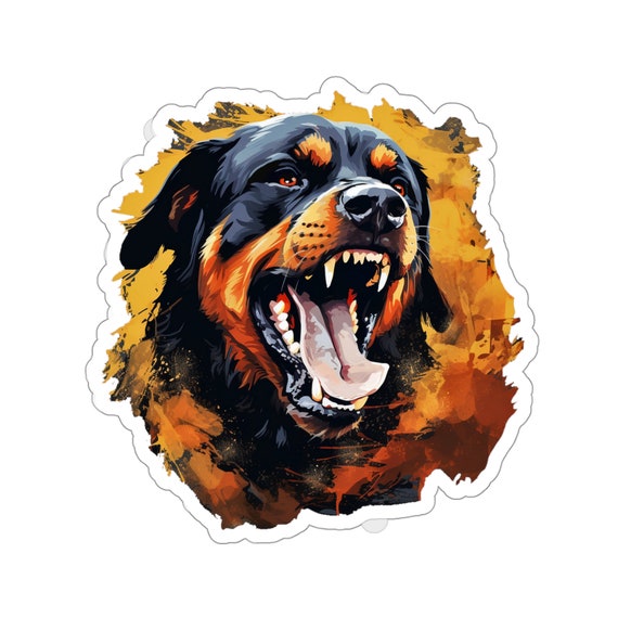 Mean Rottweiler Dog