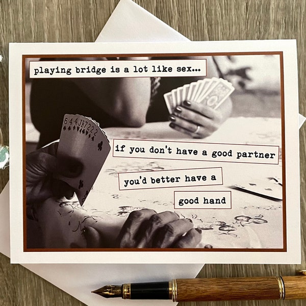 Bridge Playing - Etsy