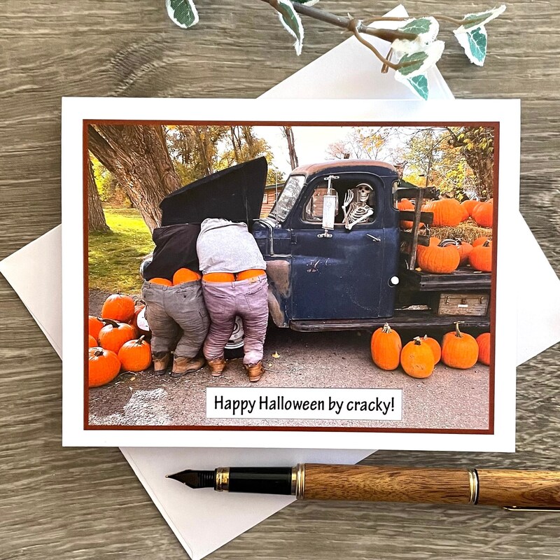 Funny Halloween Card - Etsy