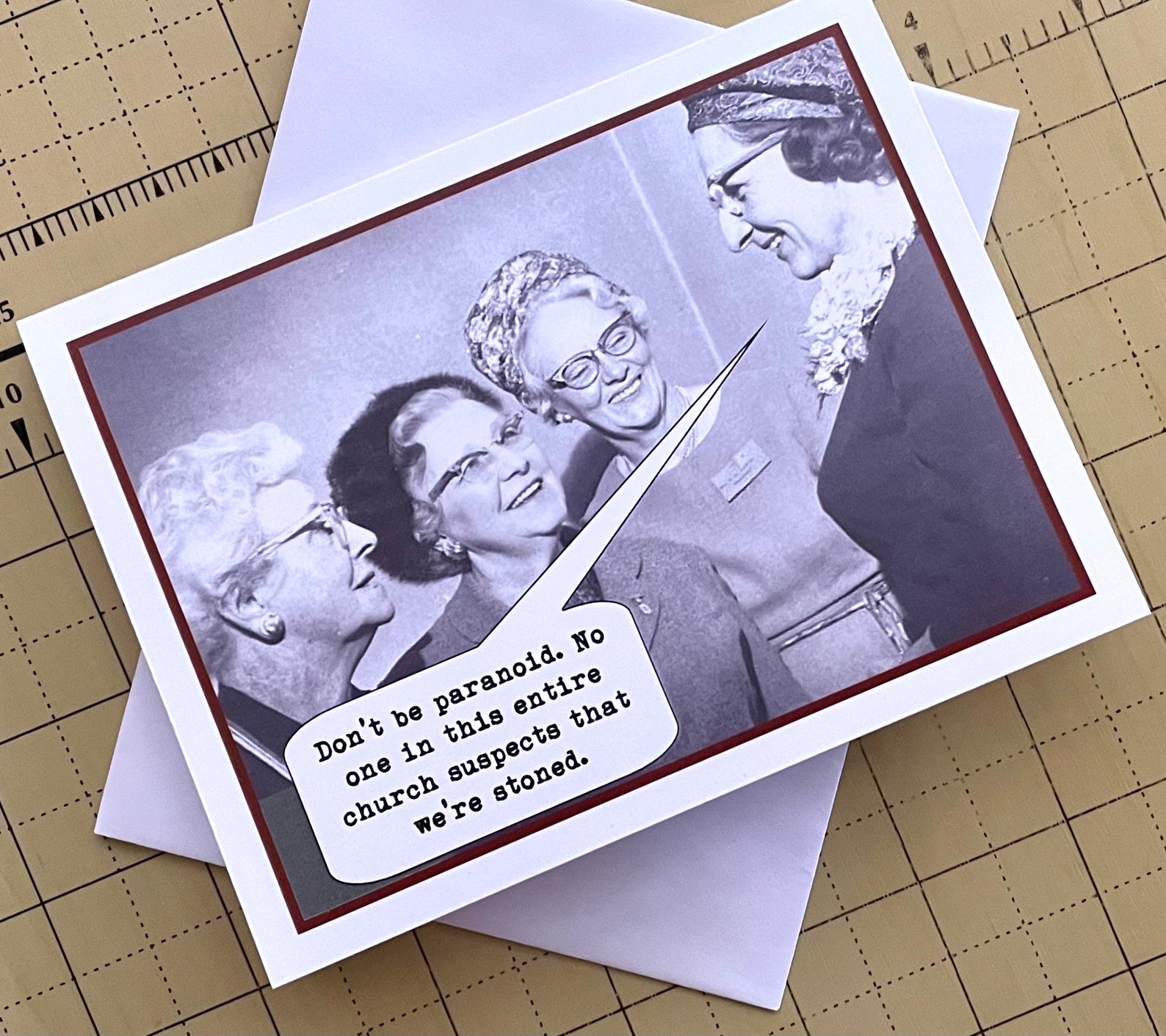 Funny Birthday Card for Stoner Friend Vintage Photo Card for - Etsy