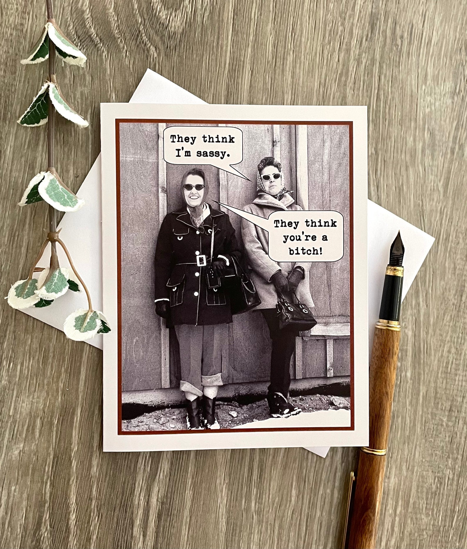 Funny Birthday Card for a Sassy Friend, Snarky Card for Sister, Card ...