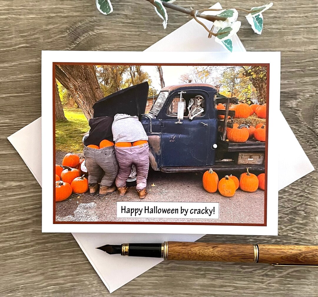 Funny Halloween Card, Happy Halloween by Cracky! - Etsy