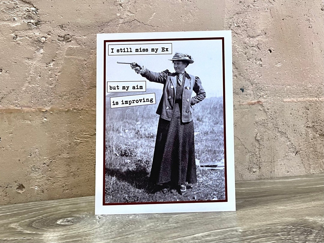 Funny Divorce Card, Sassy Vintage Photo Card for Friend With an EX, I ...