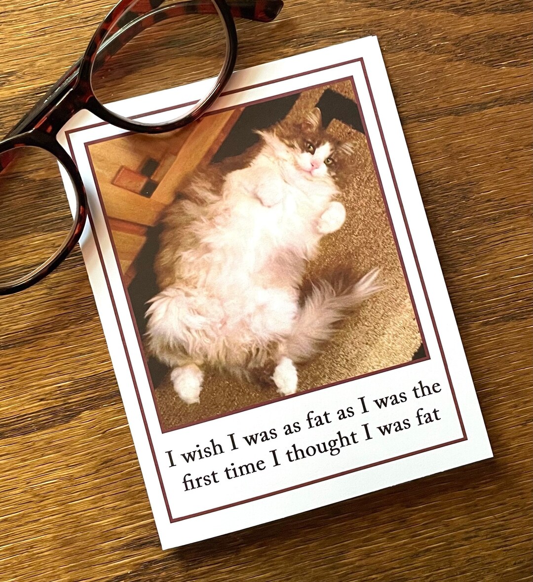 Funny Cat Card, Card for a Cat Lover, Funny Greeting Card for a Friend ...