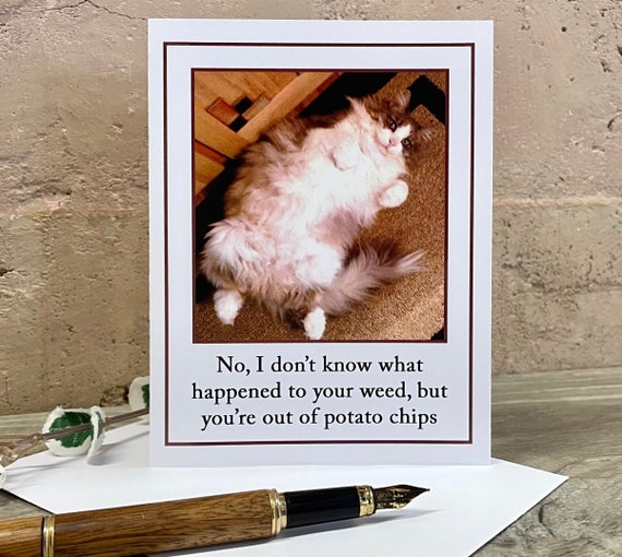 Funny Weed Card Card for Pot Smokers Card for Stoners Card - Etsy